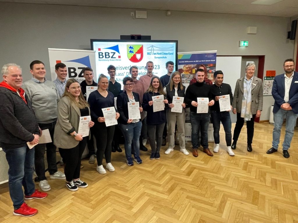 BBZ-Azubis erhalten Geldpreise | BBZ Rendsburg-Eckernförde